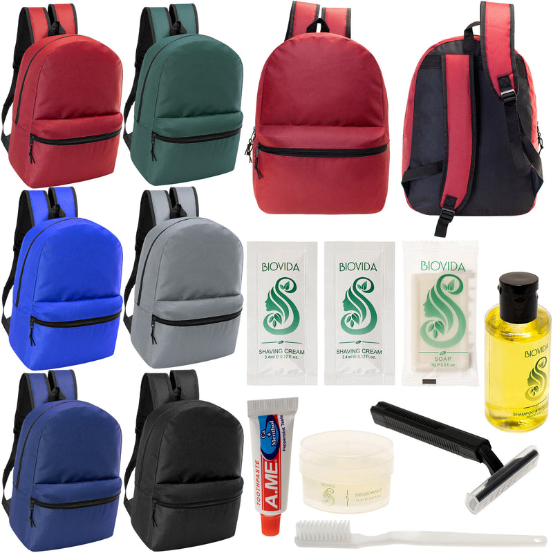 Wholesale Hygiene Items & Bulk 18.5" Backpacks for the Homeless