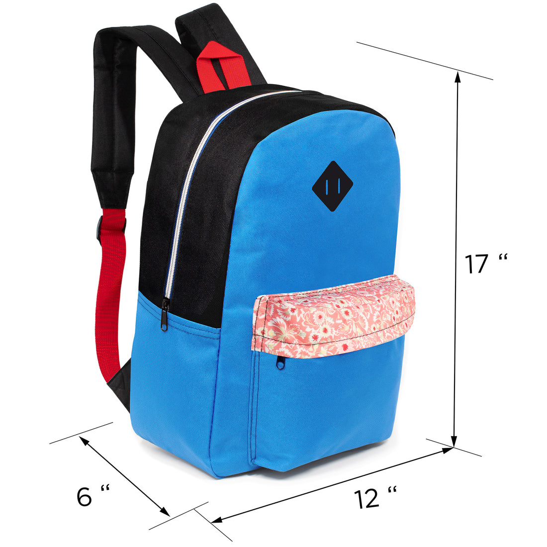 17" Padded Back Wholesale Backpacks & Bulk School Supply Kits