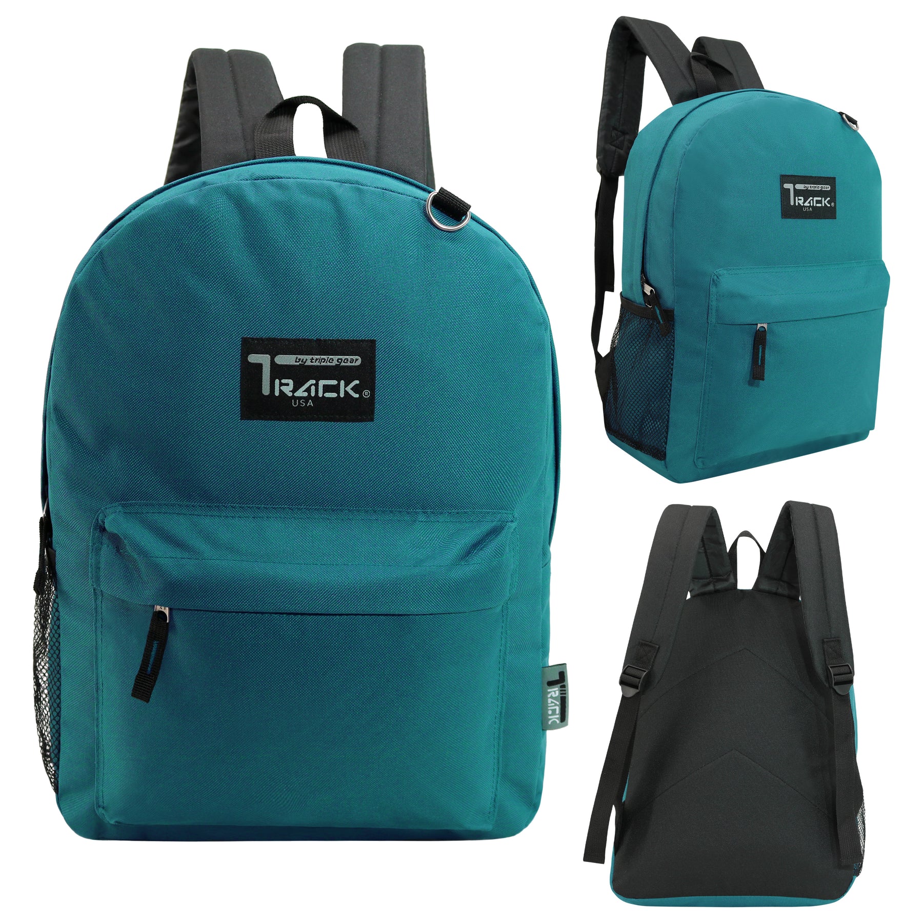 17" Teal Wholesale Backpacks | Free Shipping | Bulk Discount Pricing