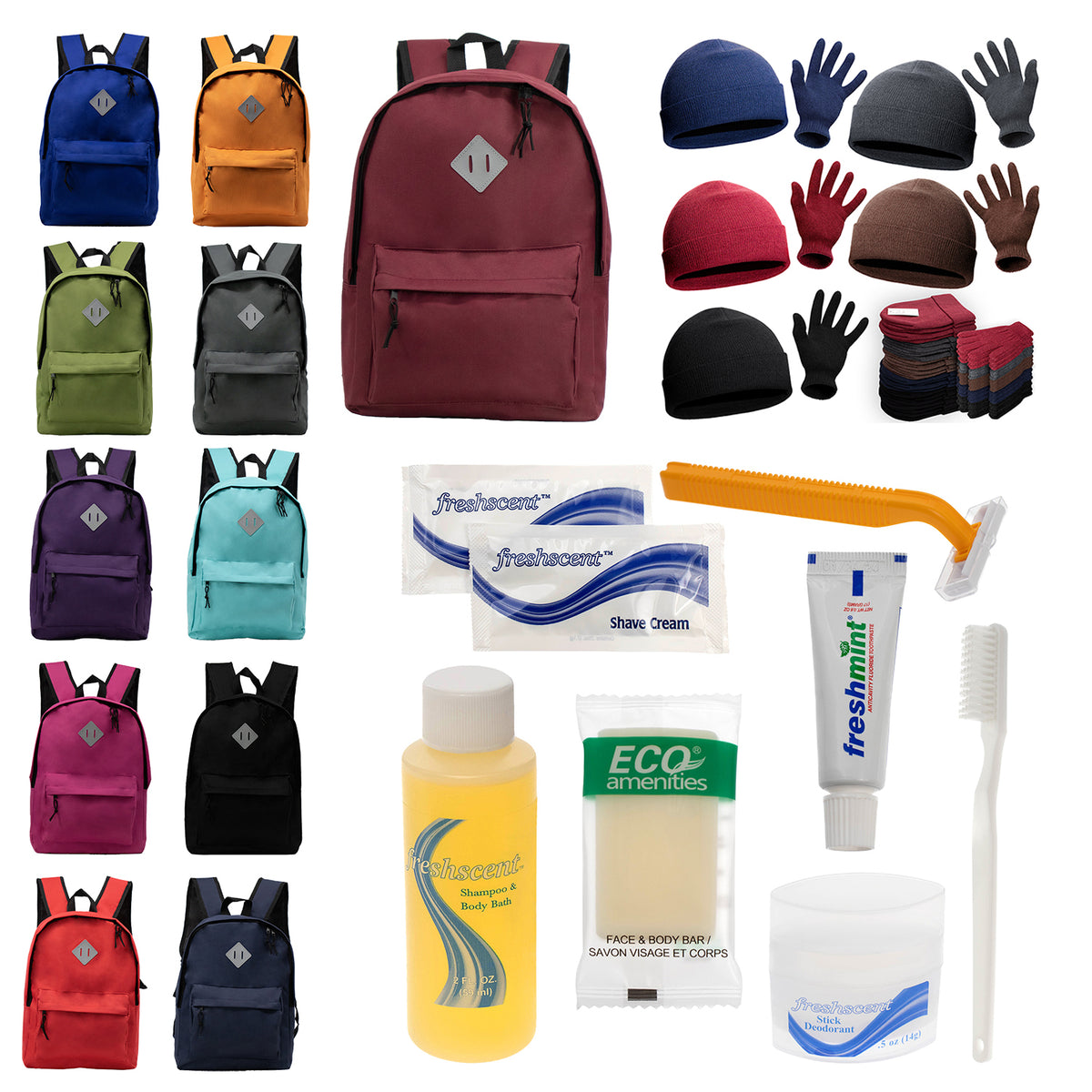 Wholesale Homeless Care Kits | Backpacks USA